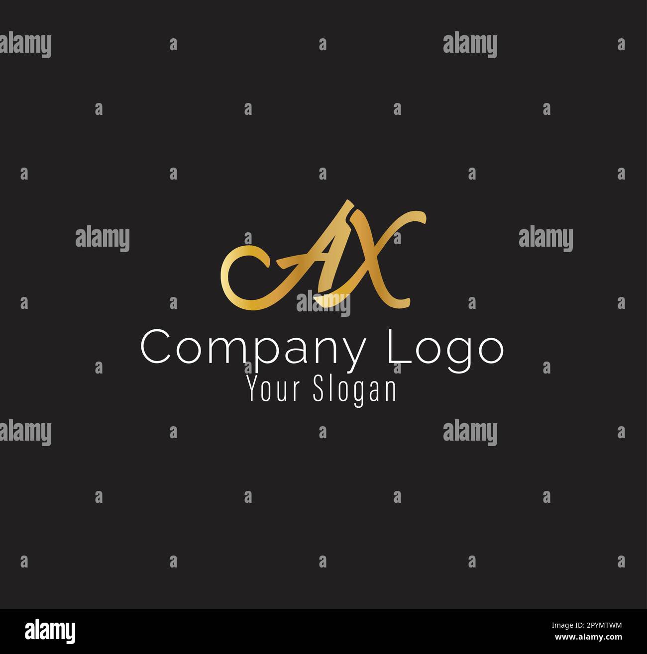 Letter AX Business Logo Design Alphabet Icon Vector Monogram Stock Vector Image & Art - Alamy