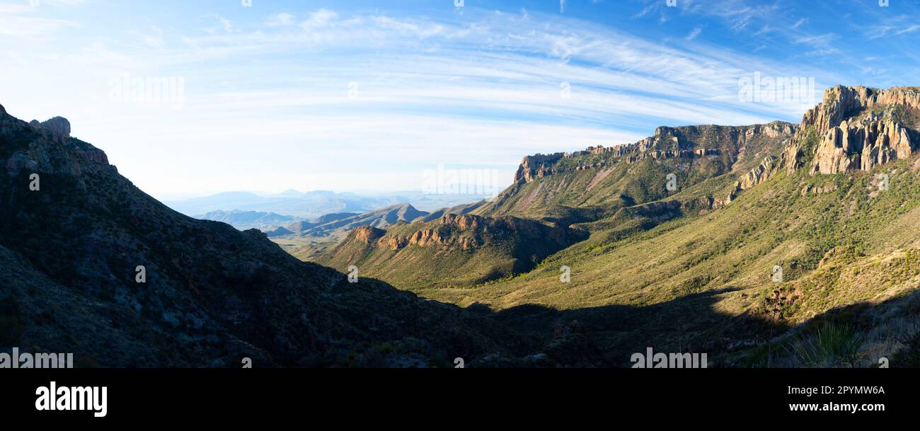 Juniper Canyon from Lost Mine Trail, Big Bend National Park, Texas ...