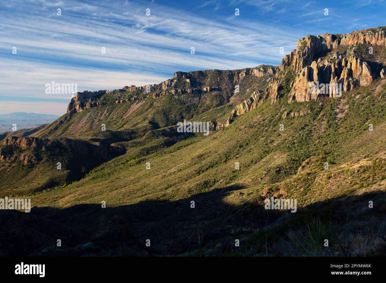 Juniper Canyon from Lost Mine Trail, Big Bend National Park, Texas ...
