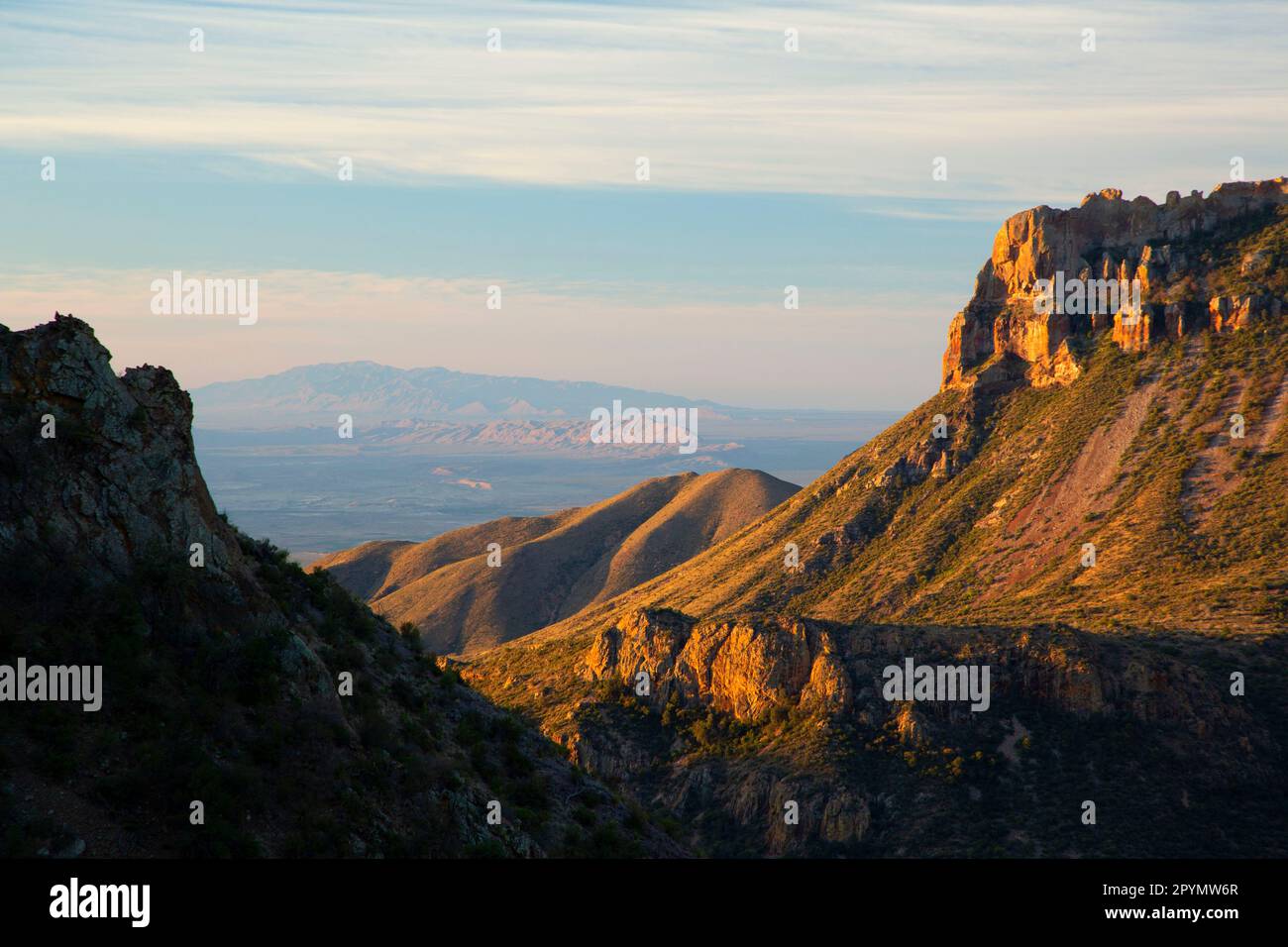 Juniper Canyon from Lost Mine Trail, Big Bend National Park, Texas ...