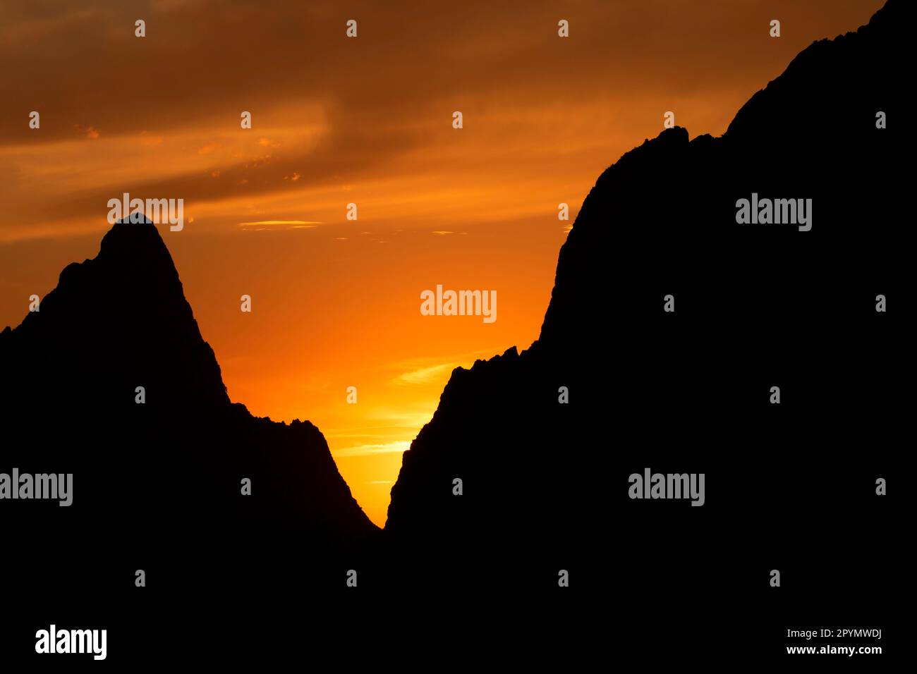The Window sunset, Big Bend National Park, Texas Stock Photo - Alamy