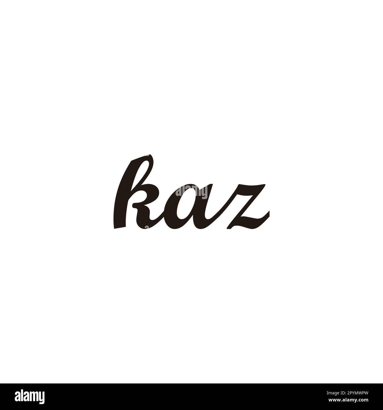Kaz alphabet hi-res stock photography and images - Alamy
