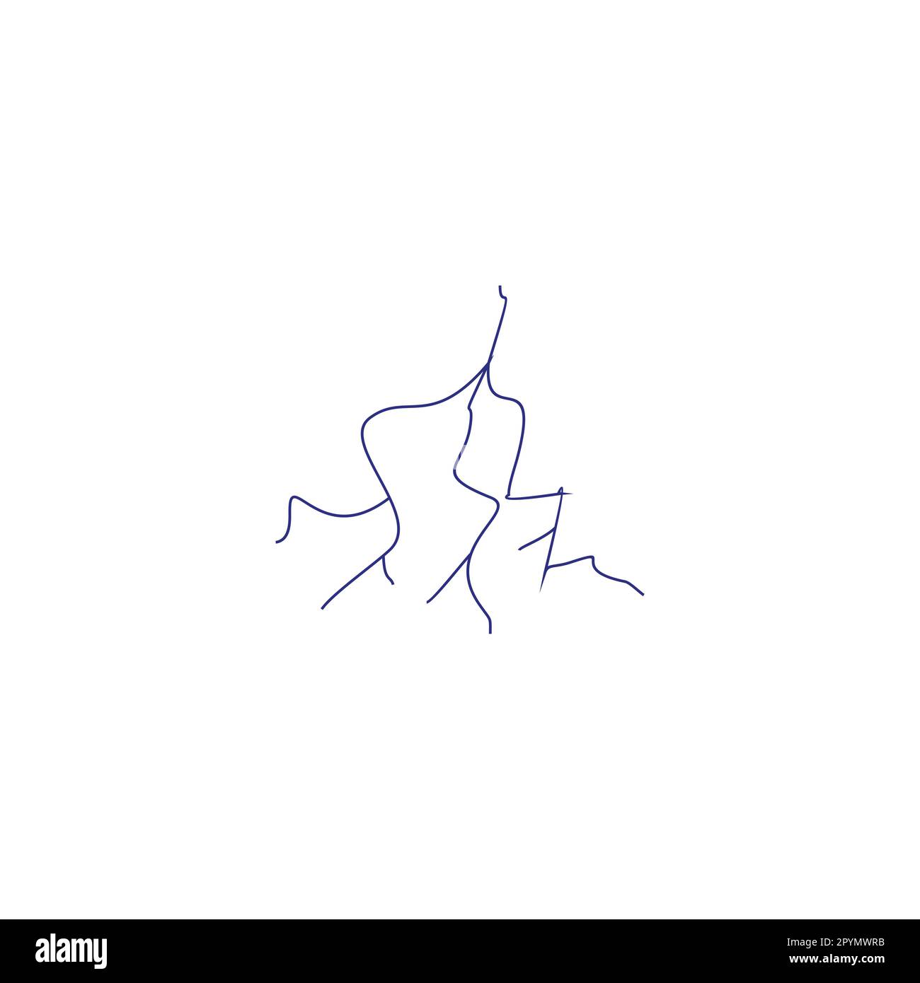 Lightning logo vector vectors hi-res stock photography and images - Alamy