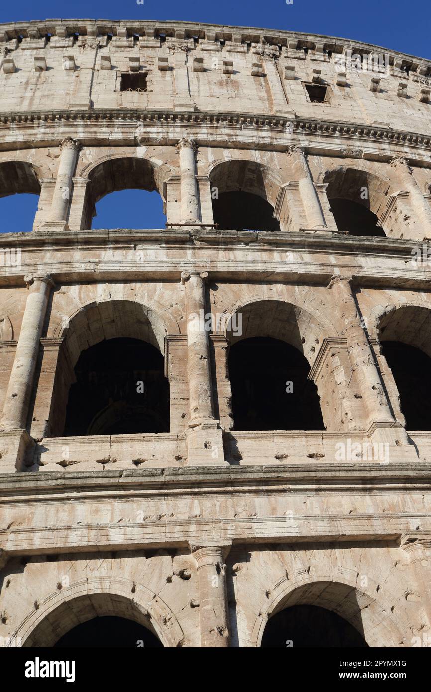 Rome - The Colosseum Flavian amphitheater Stock Photo - Alamy