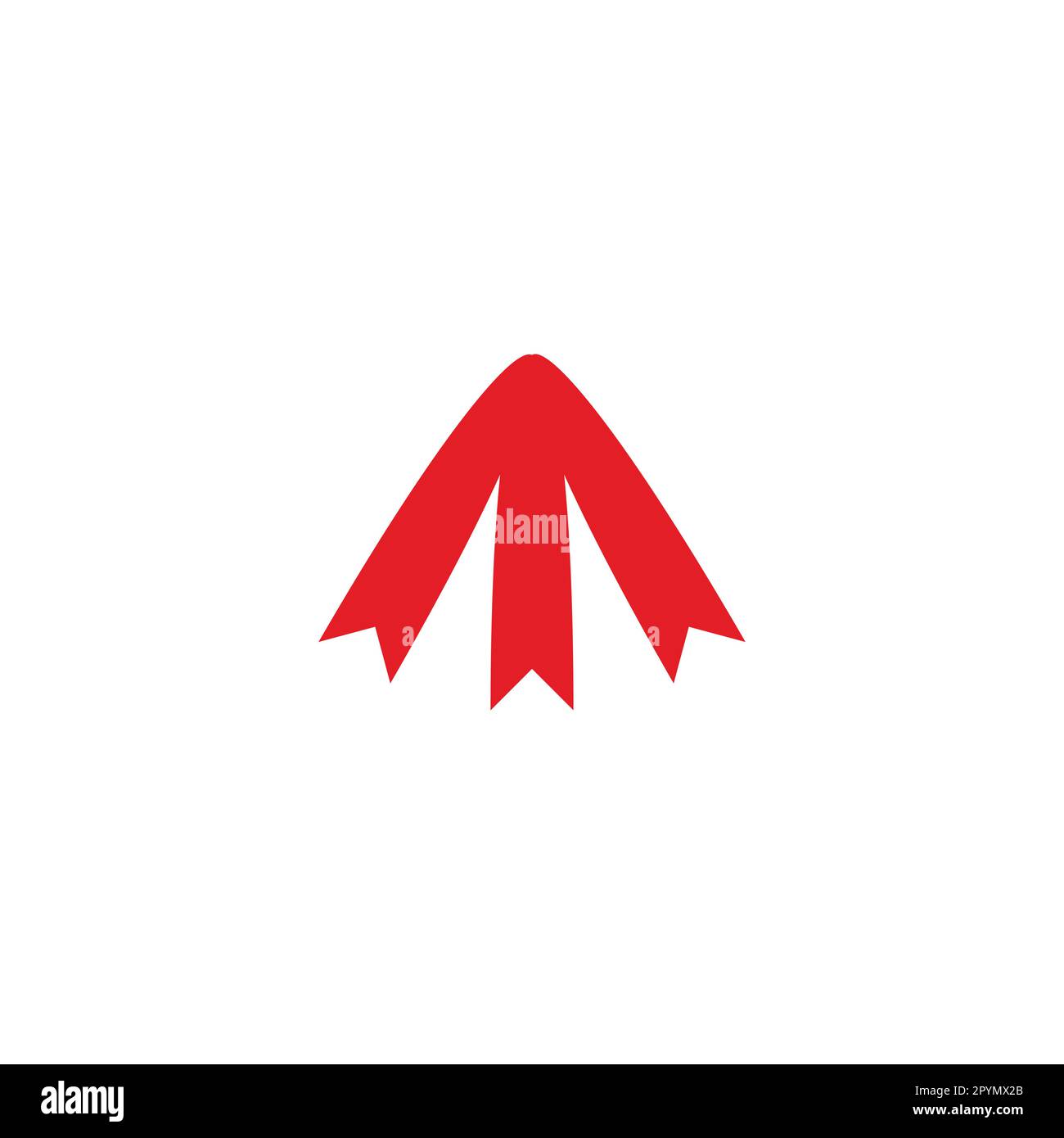 Letter m ribbon geometric symbol simple logo vector Stock Vector Image ...