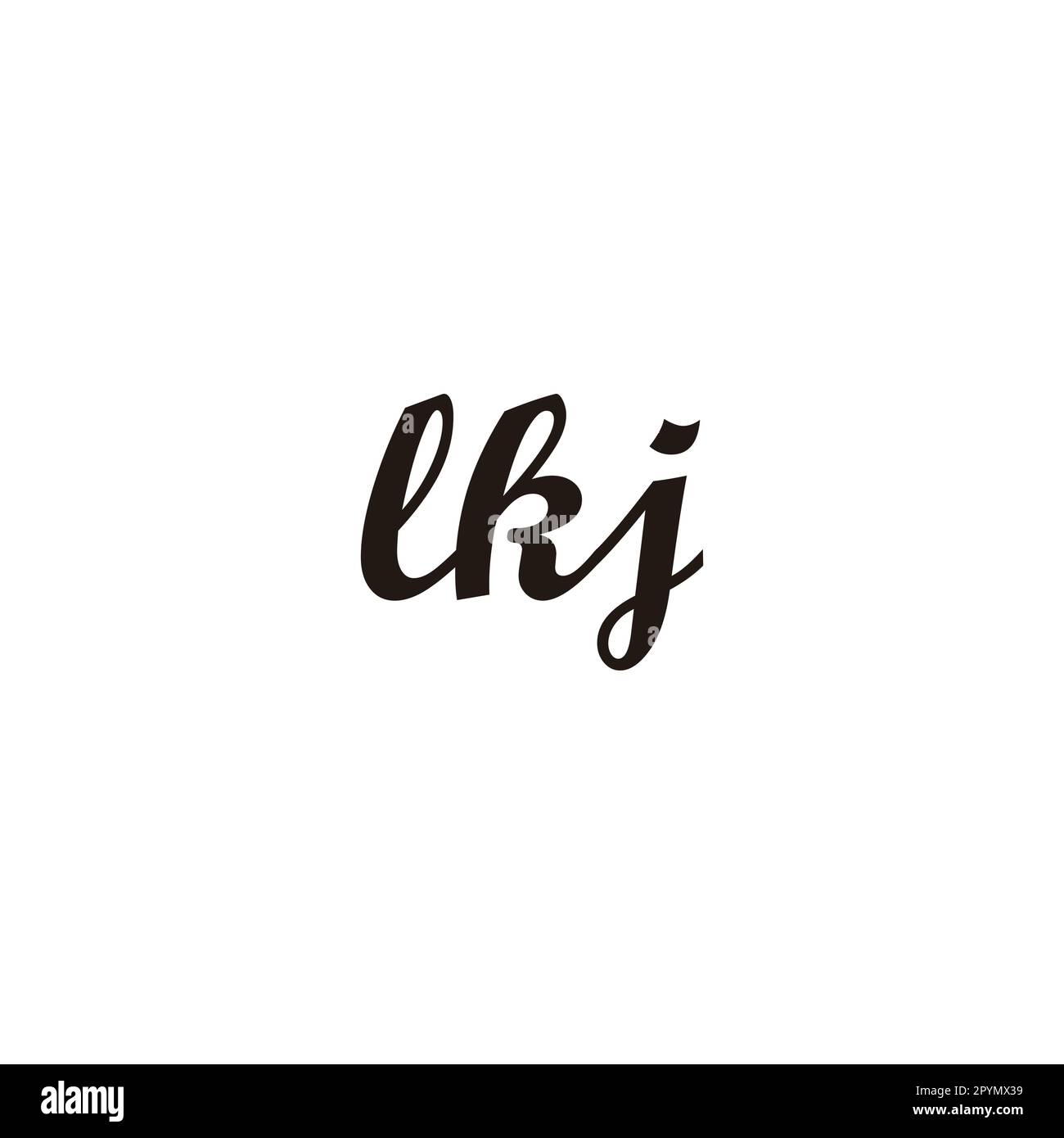 Letter Lkj connect geometric symbol simple logo vector Stock Vector Image & Art - Alamy