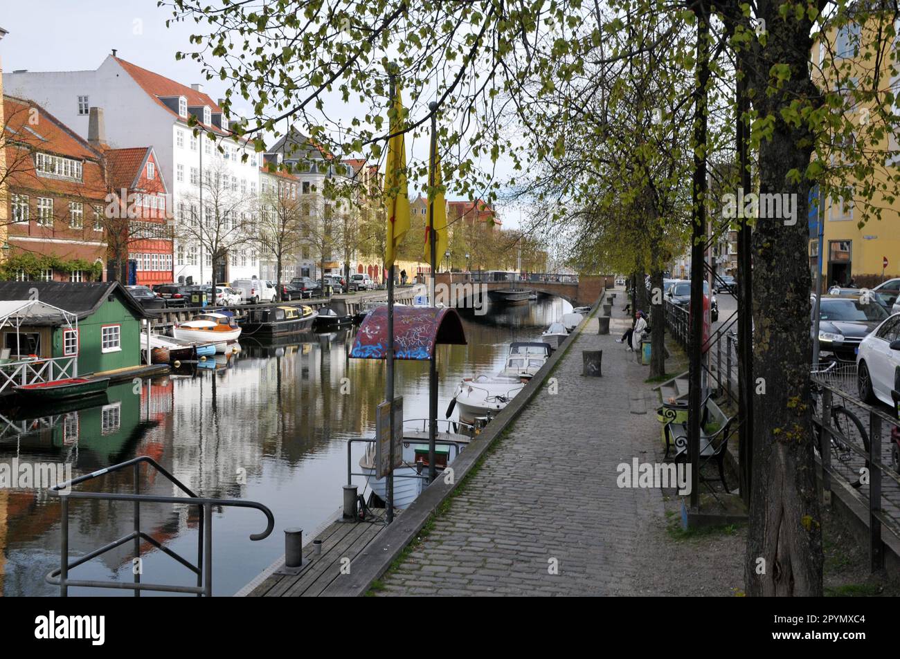 Copenhagen /Denmark/04 May 2023/Life at Christianshavn canal on ...