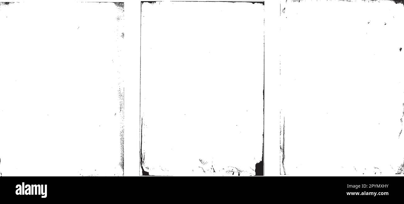 Set of abstract frame backgrounds. Worn textures of paper with stained ...