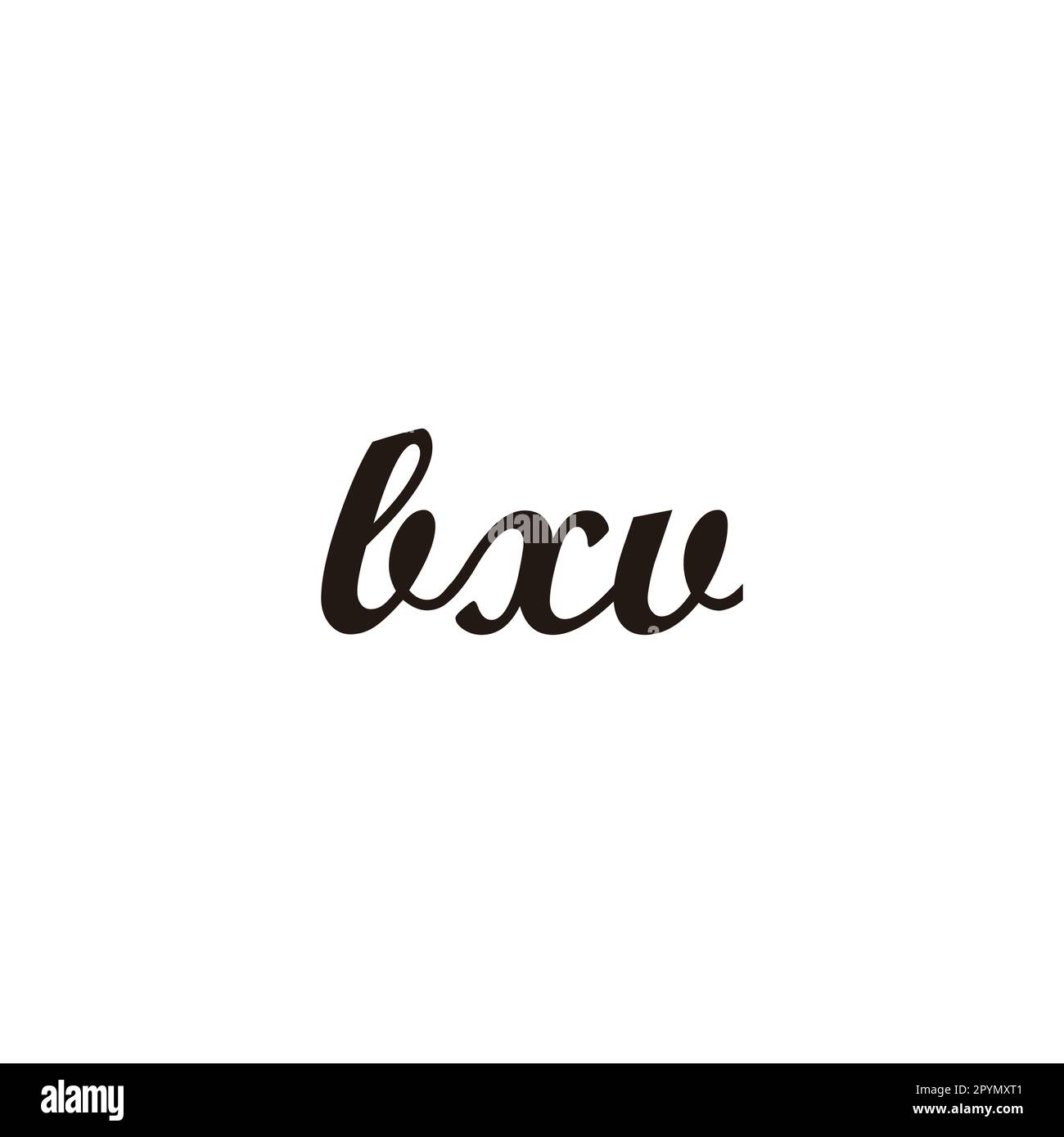 Letter bxv geometric symbol simple logo vector Stock Vector Image & Art ...
