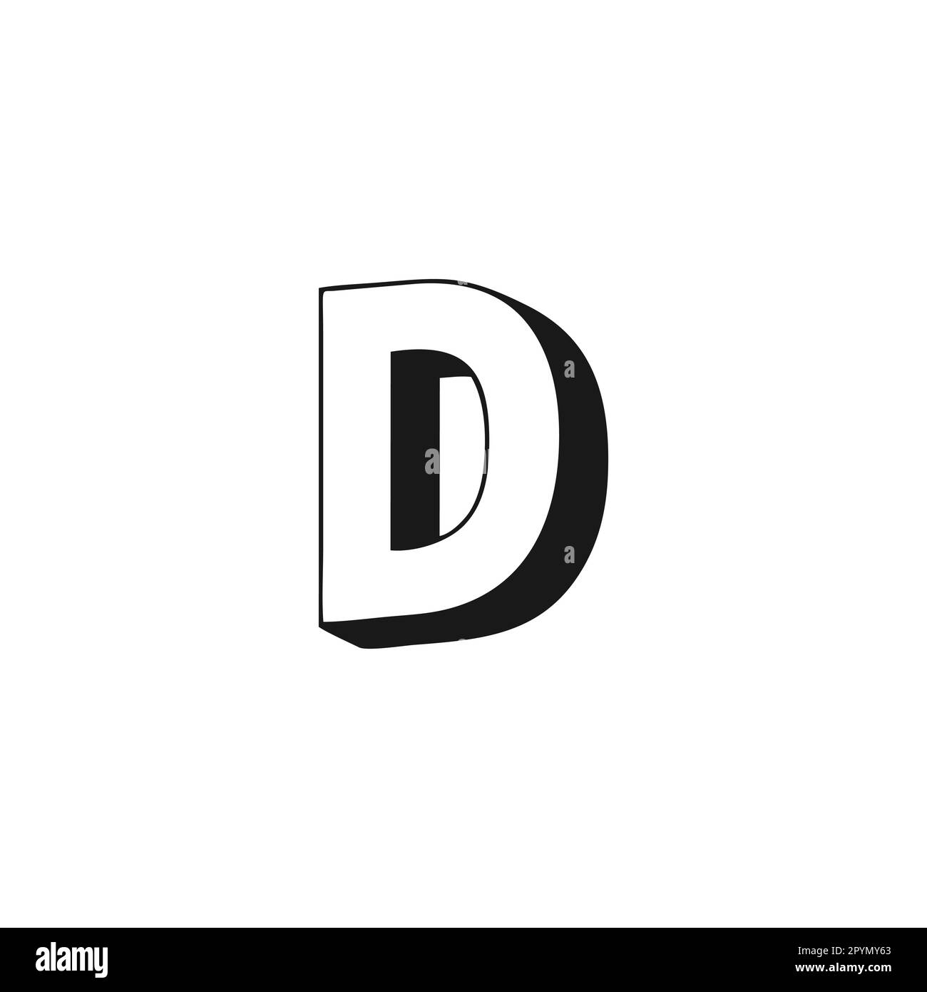 3d letter d Black and White Stock Photos & Images - Alamy