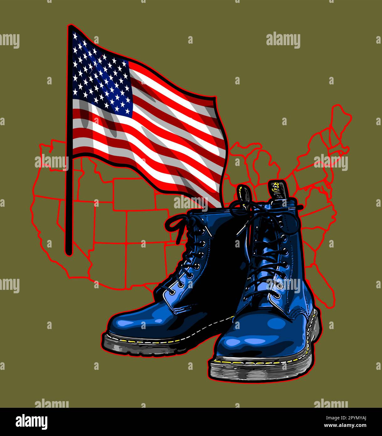 Vintage cowgirl art Stock Vector Images - Alamy