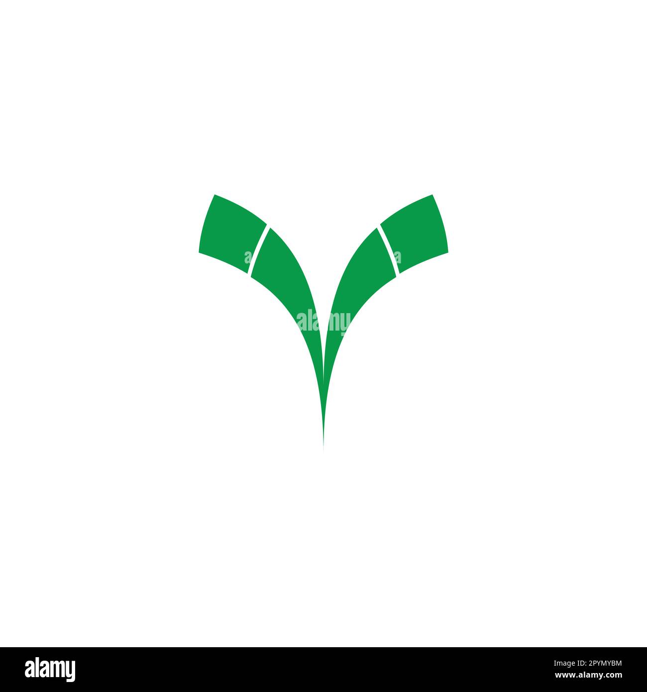 Letter V, outline geometric symbol simple logo vector Stock Vector ...