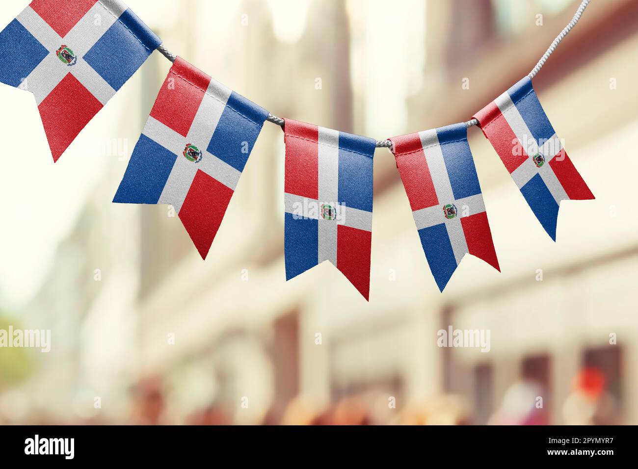 National flag dominicana on hi-res stock photography and images - Alamy