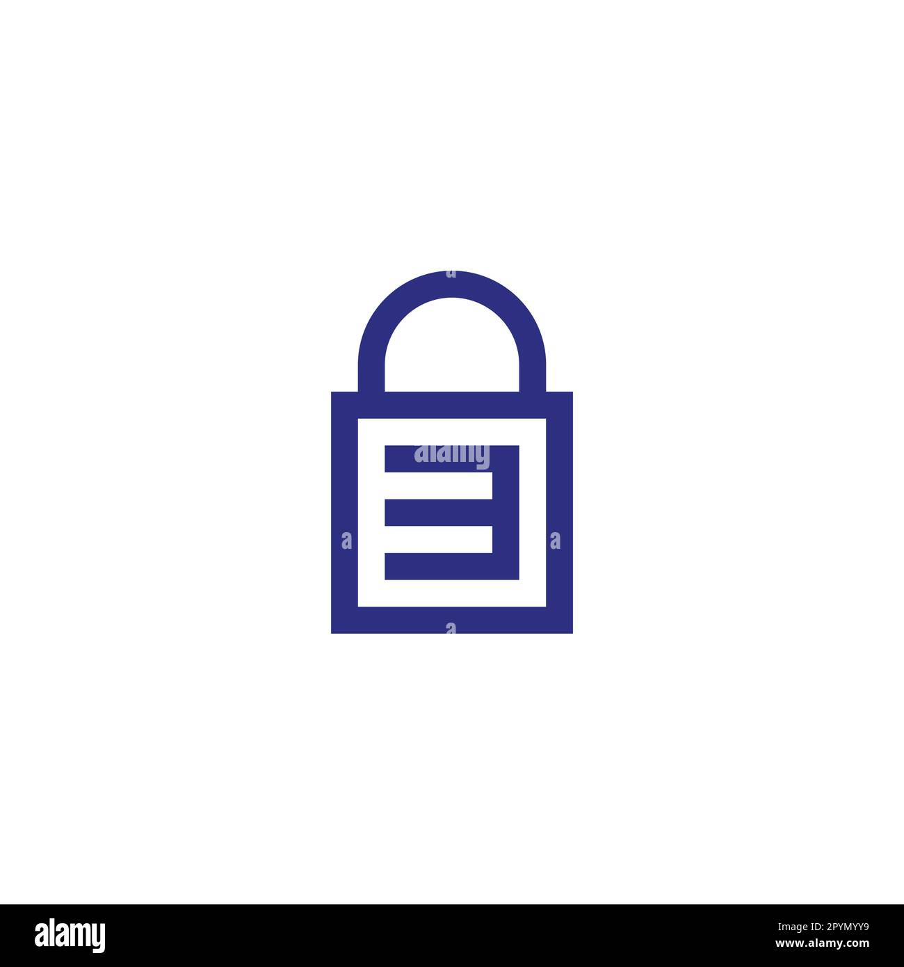 Number 3 bag, square geometric symbol simple logo vector Stock Vector ...