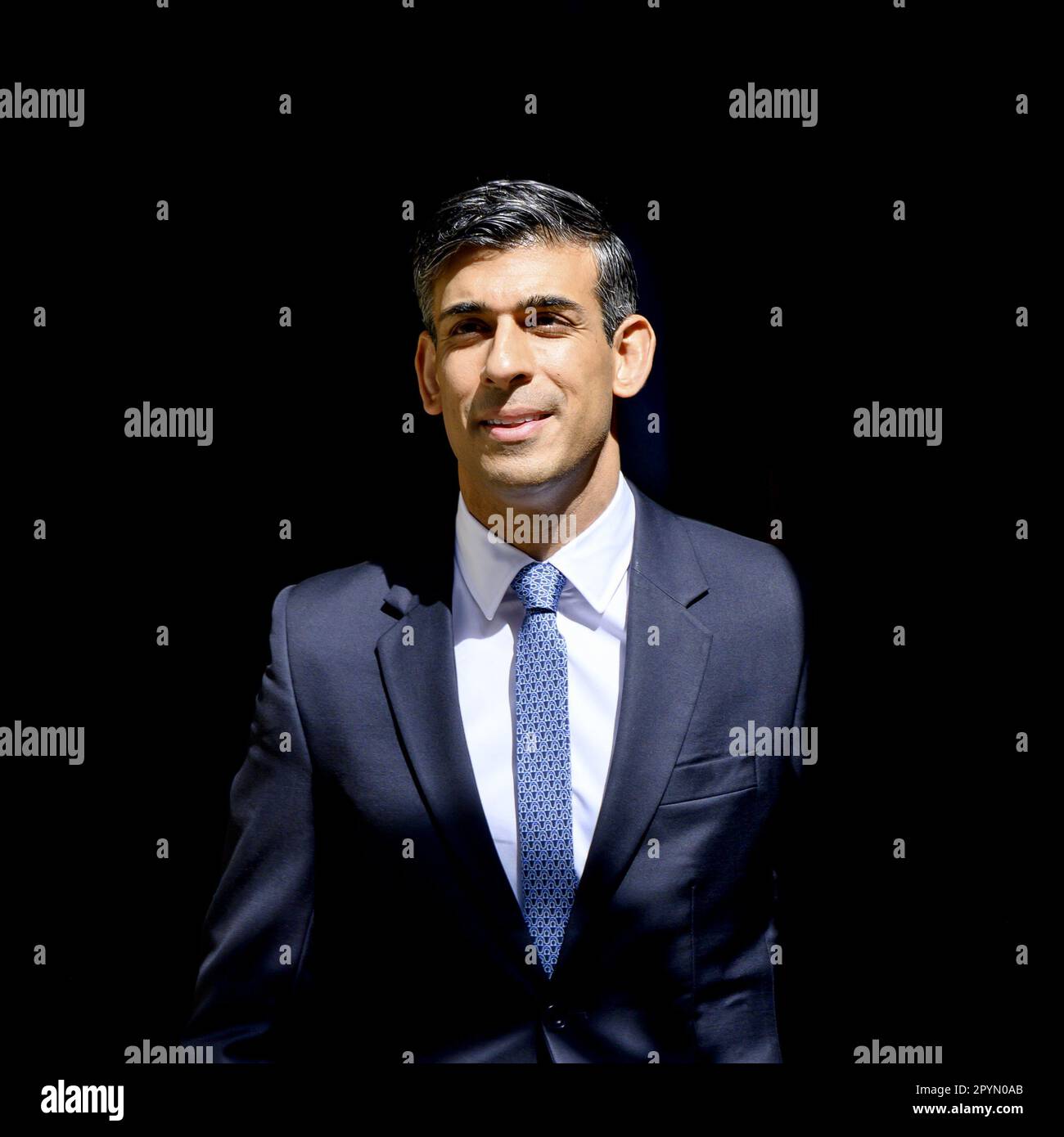 Rishi Sunak MP - British Prime Minister - leaving 10 Downing Street for ...