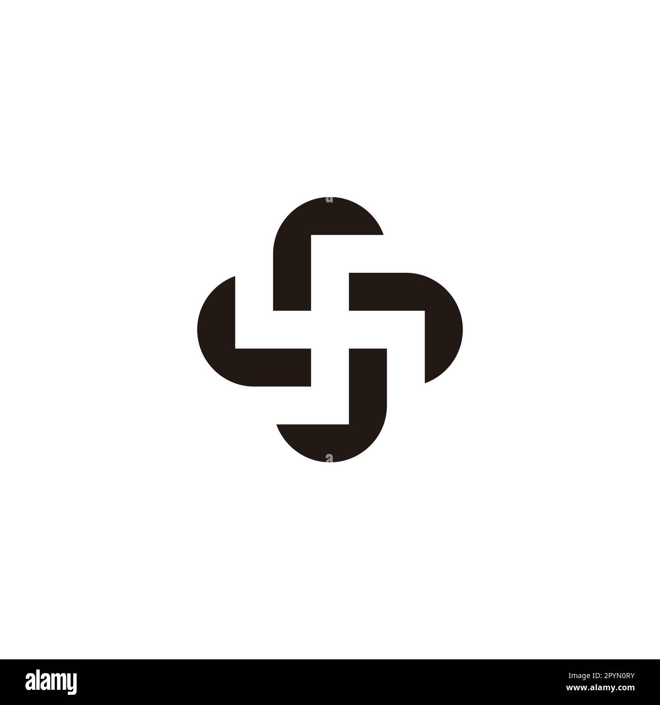 Rounded letters Cut Out Stock Images & Pictures - Alamy