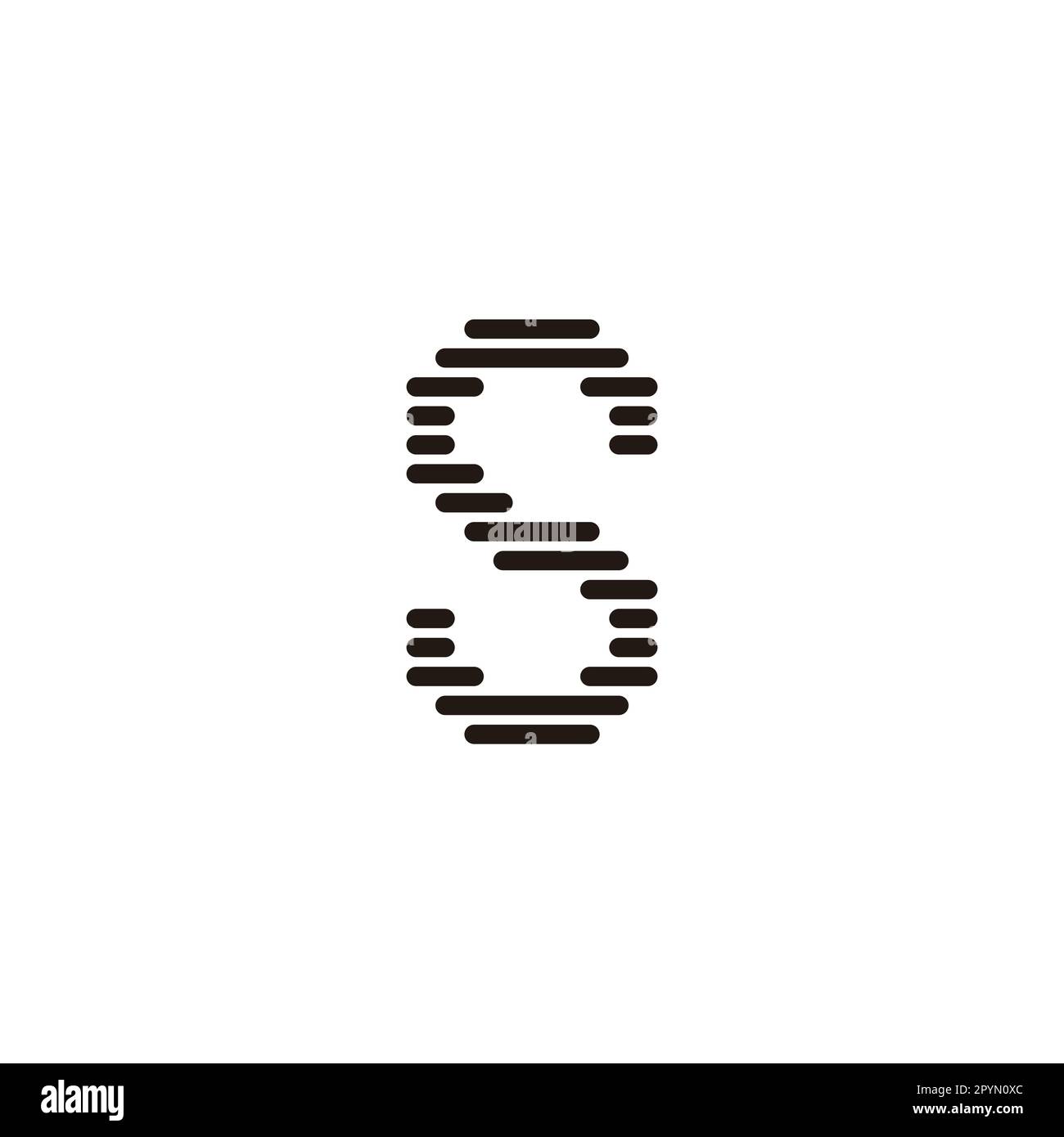 Letter S stripes geometric symbol simple logo vector Stock Vector Image ...