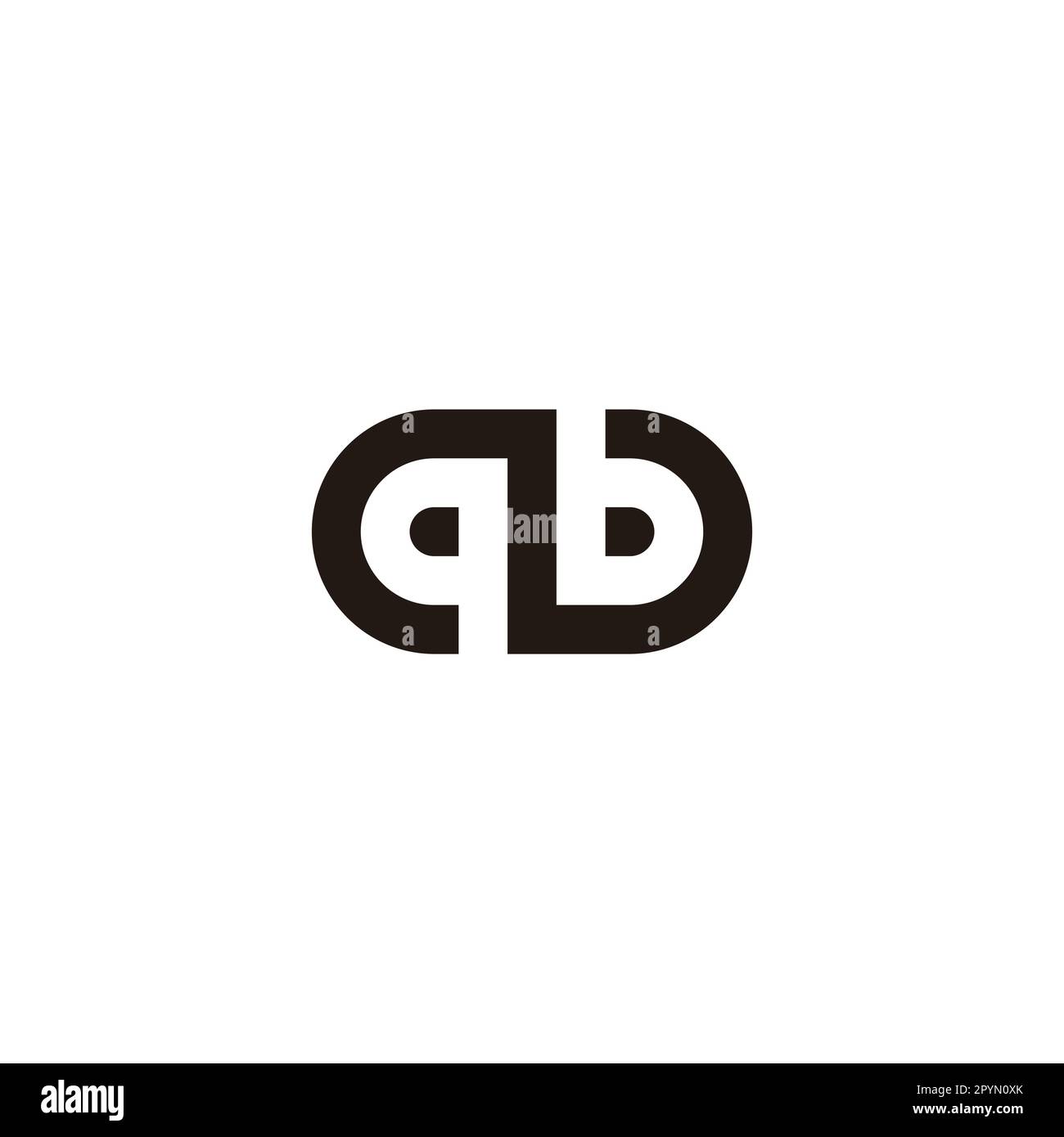 Letter qb capsule geometric symbol simple logo vector Stock Vector ...