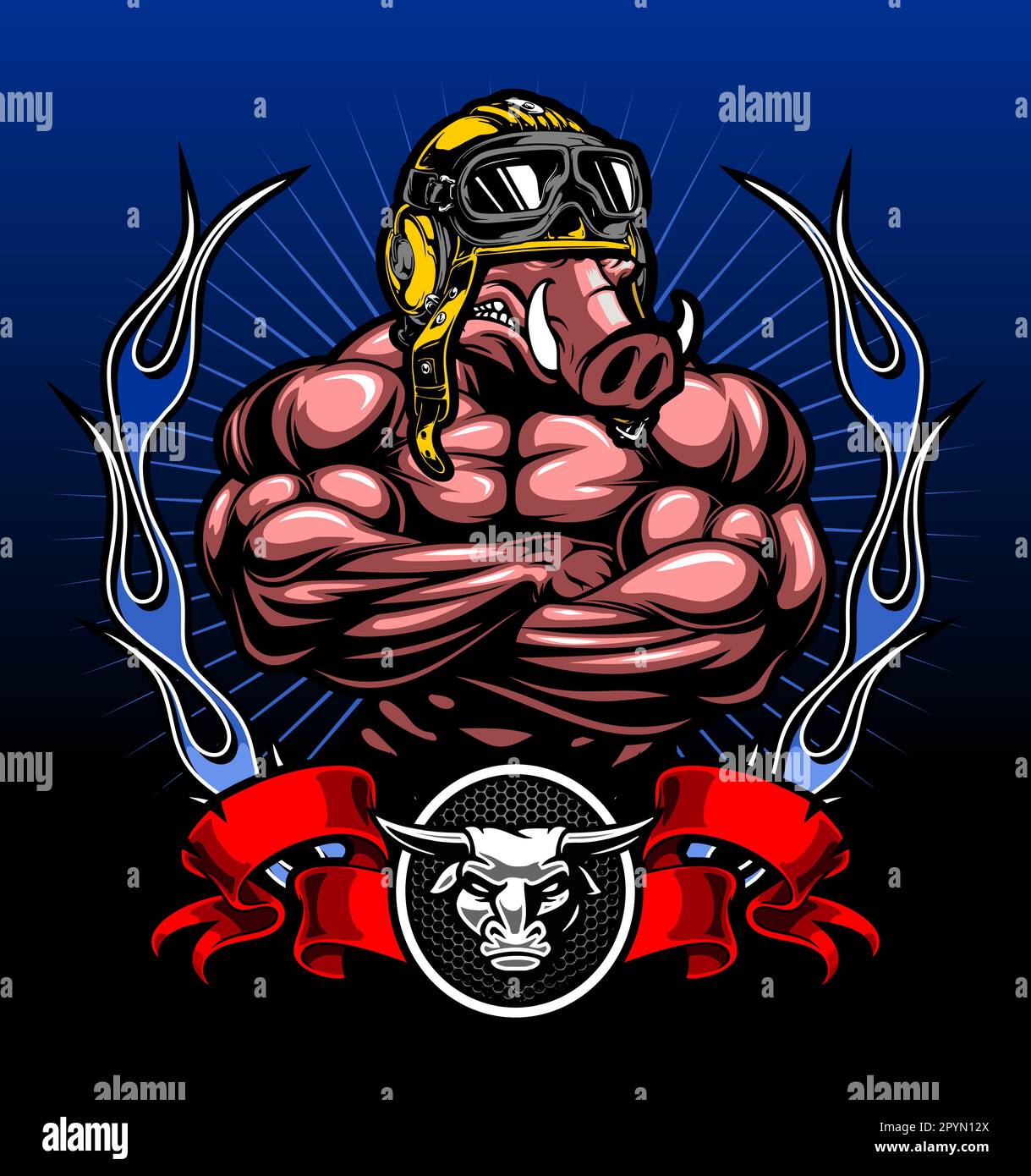 Female bodybuilder competition Stock Vector Images - Alamy