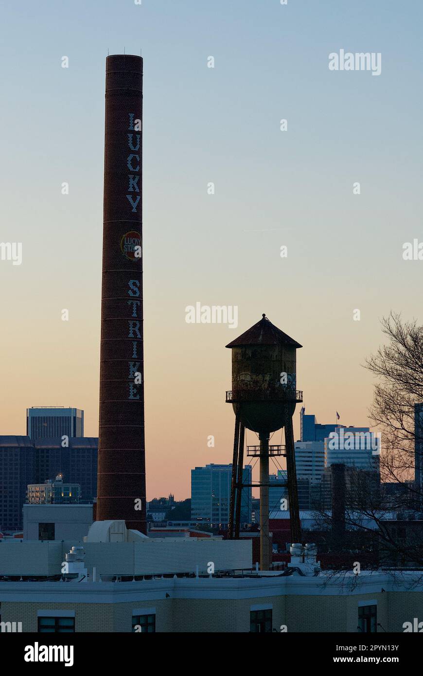 Brick smoke stack with words hi-res stock photography and images - Alamy