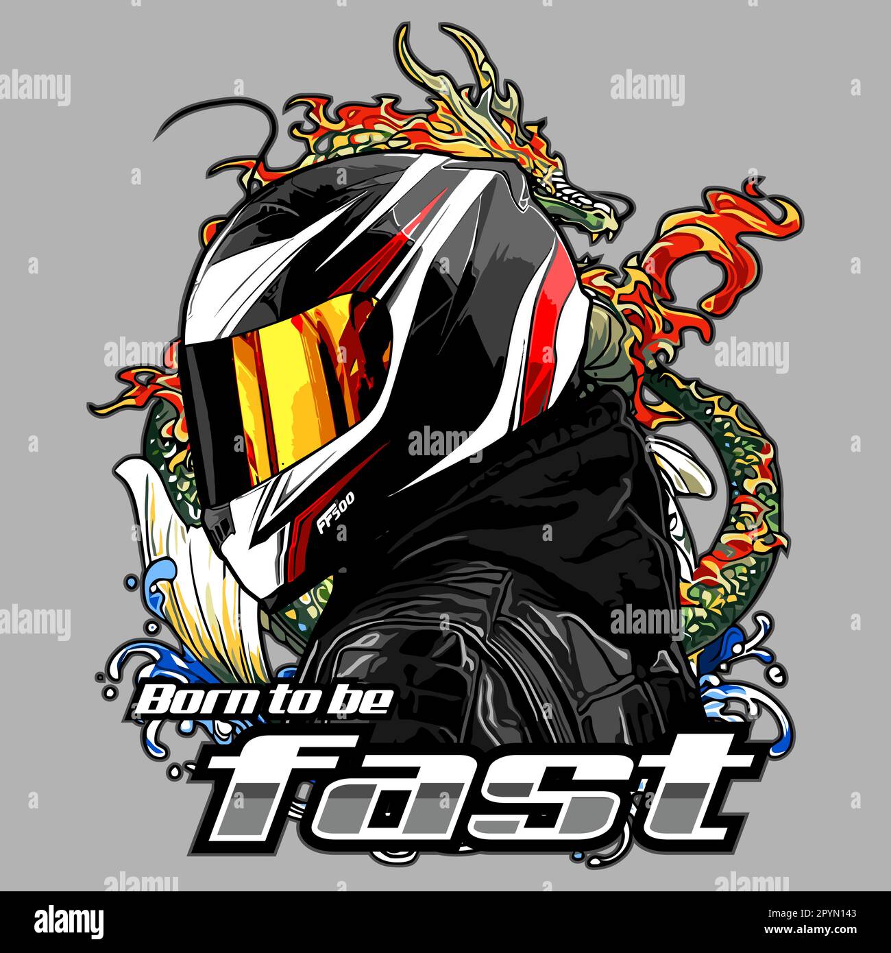 biker vector template Stock Vector Image & Art - Alamy