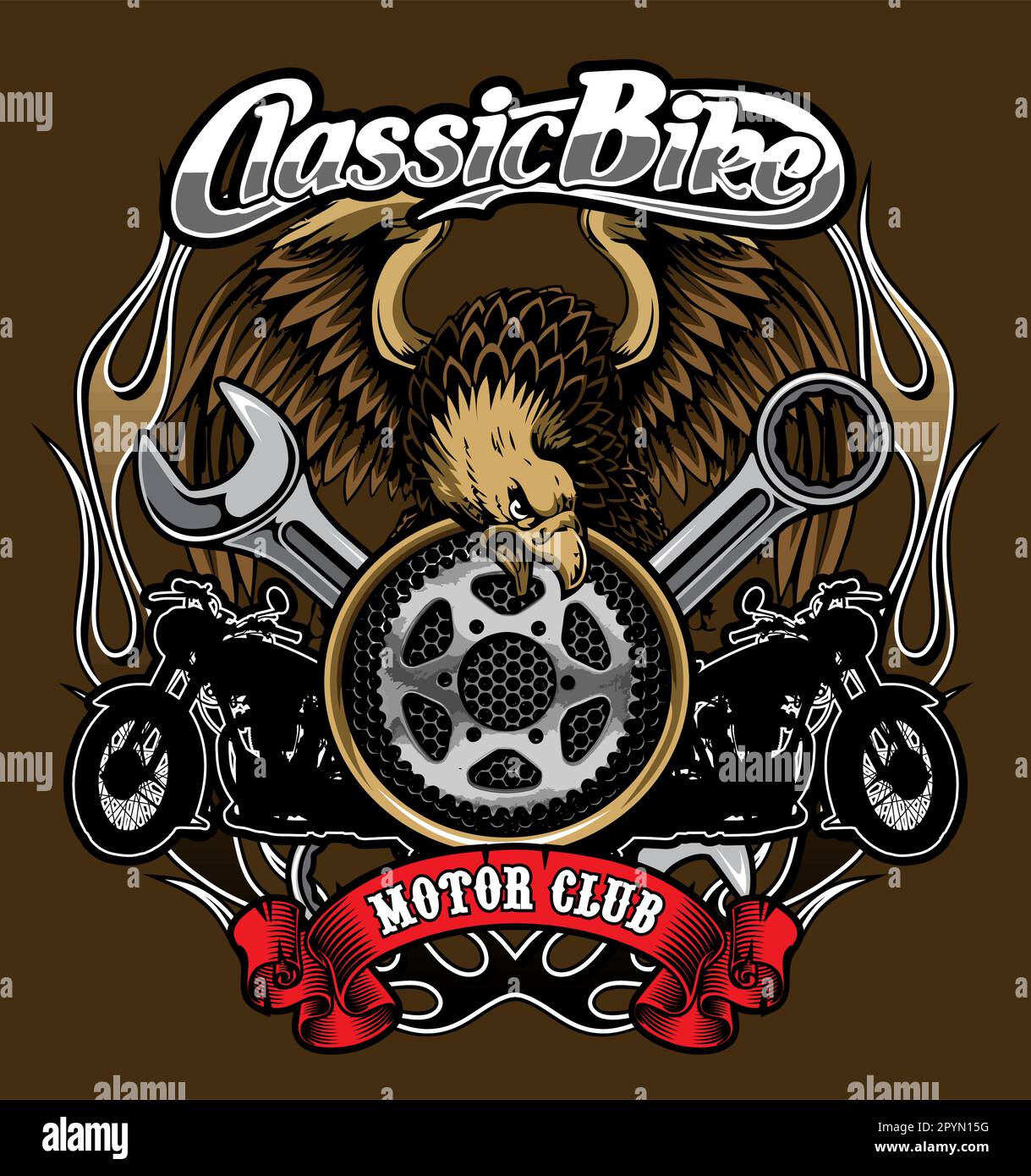 biker vector template Stock Vector Image & Art - Alamy