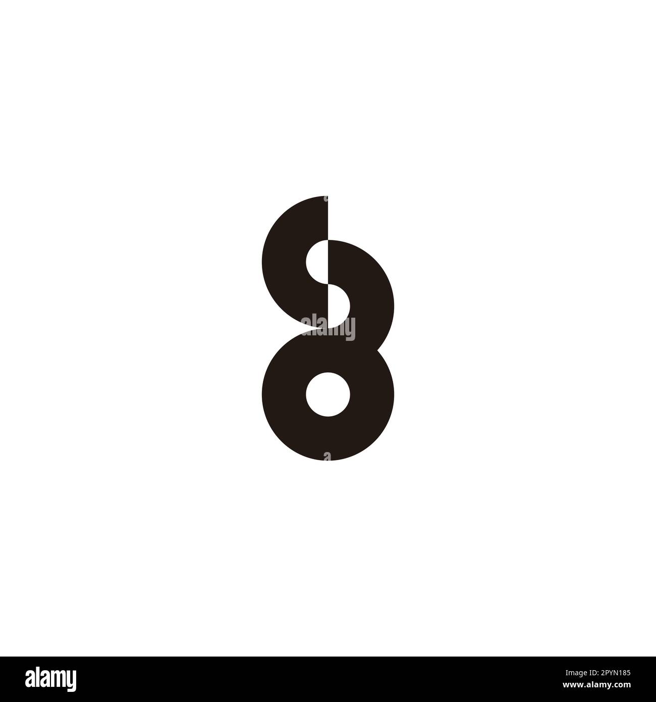 Letter ac ca a c circle outlines geometric symbol simple logo vector ...