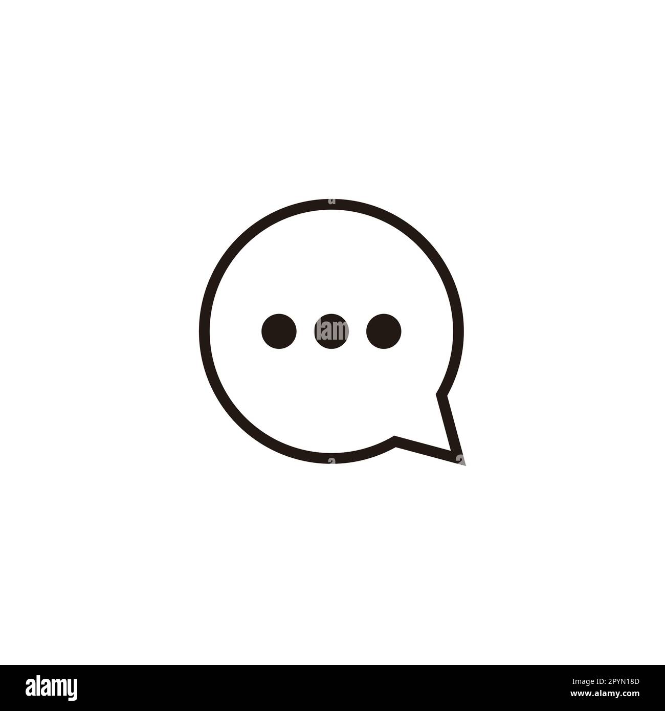 Message, figure, icon geometric symbol simple logo vector Stock Vector ...