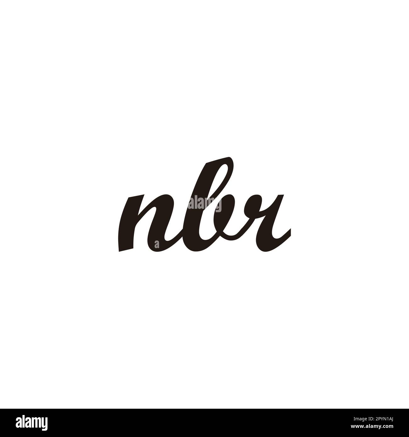 Nbr logo design hi-res stock photography and images - Alamy