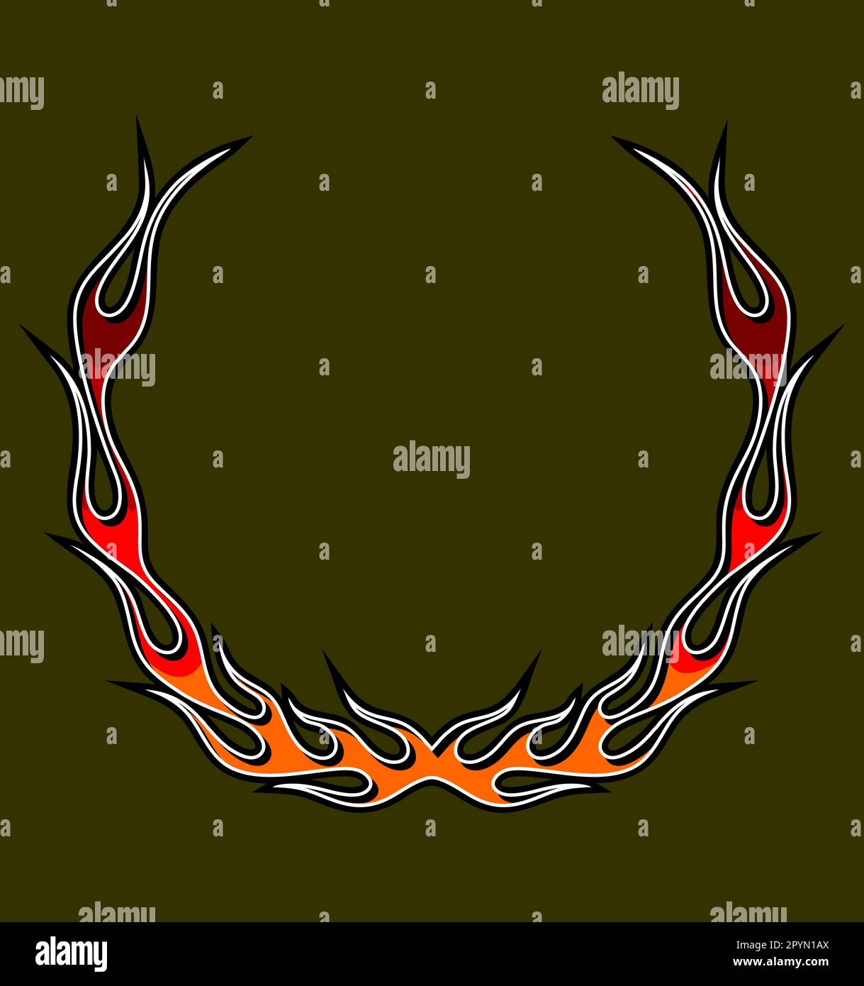 fire flame vector template Stock Vector Image & Art - Alamy