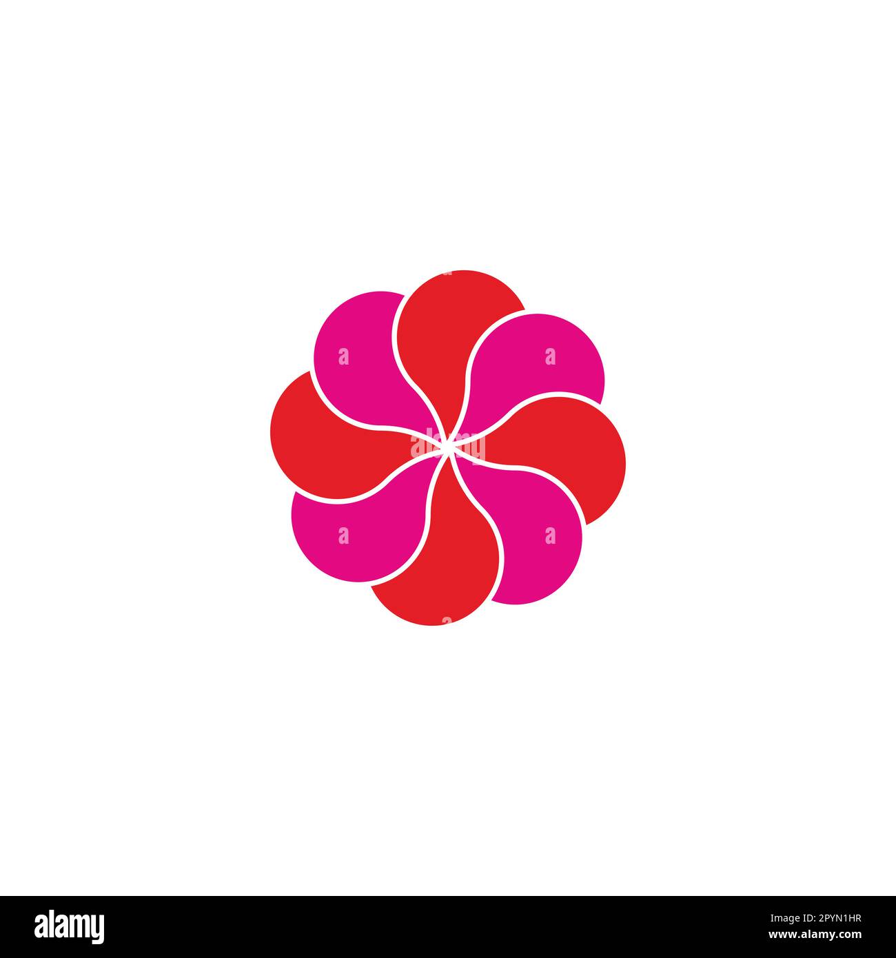 Candy, pink, red geometric symbol simple logo vector Stock Vector Image ...
