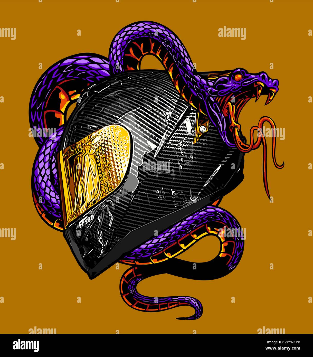 helmet and snake Stock Vector Image & Art - Alamy