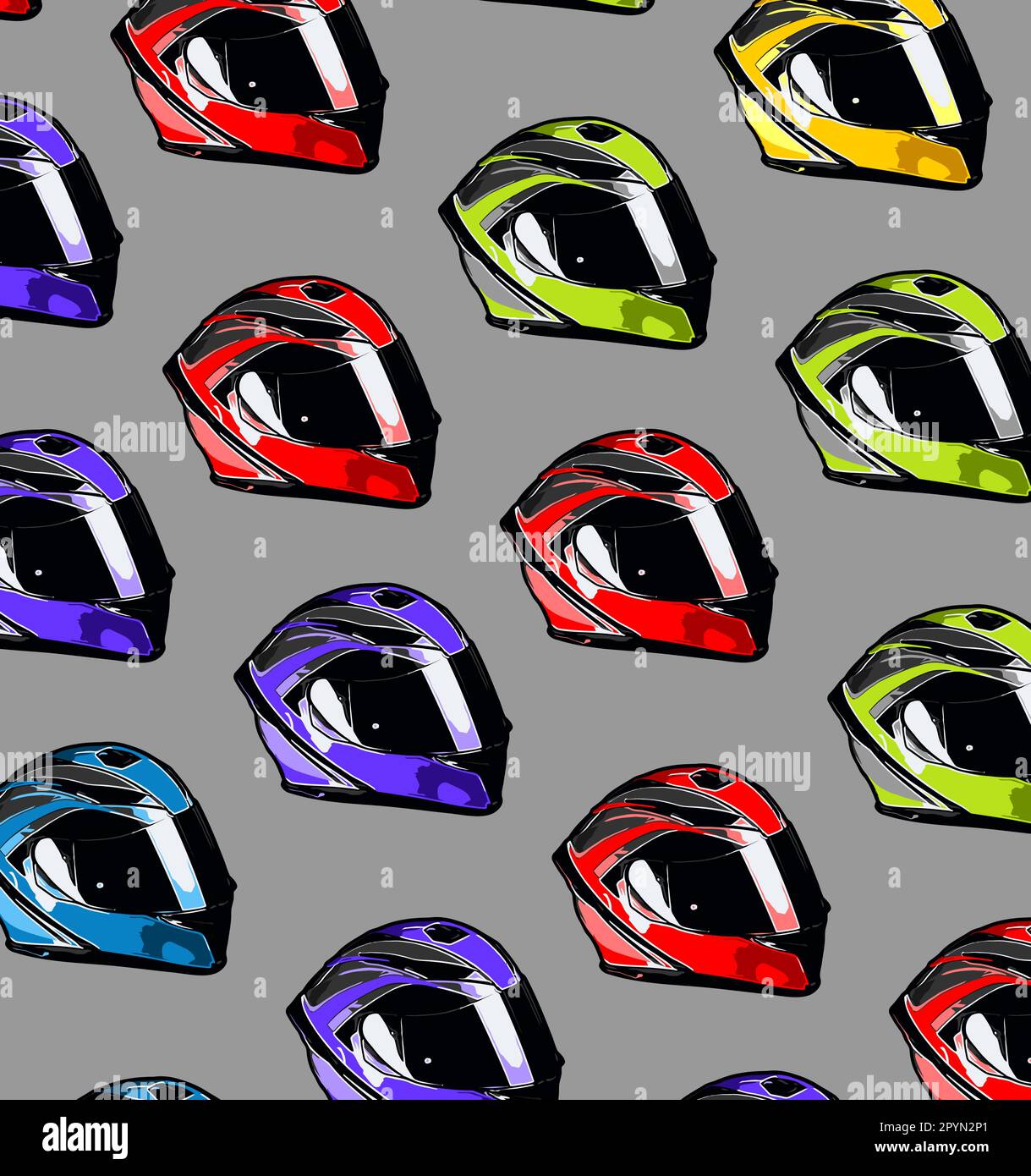 Moto helmet 3d Stock Vector Images - Alamy