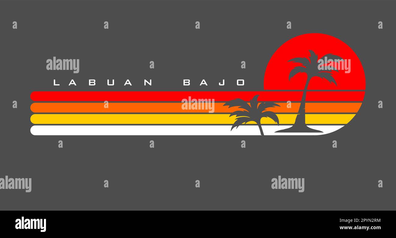 labuan bajo island indonesia Stock Vector Image & Art - Alamy