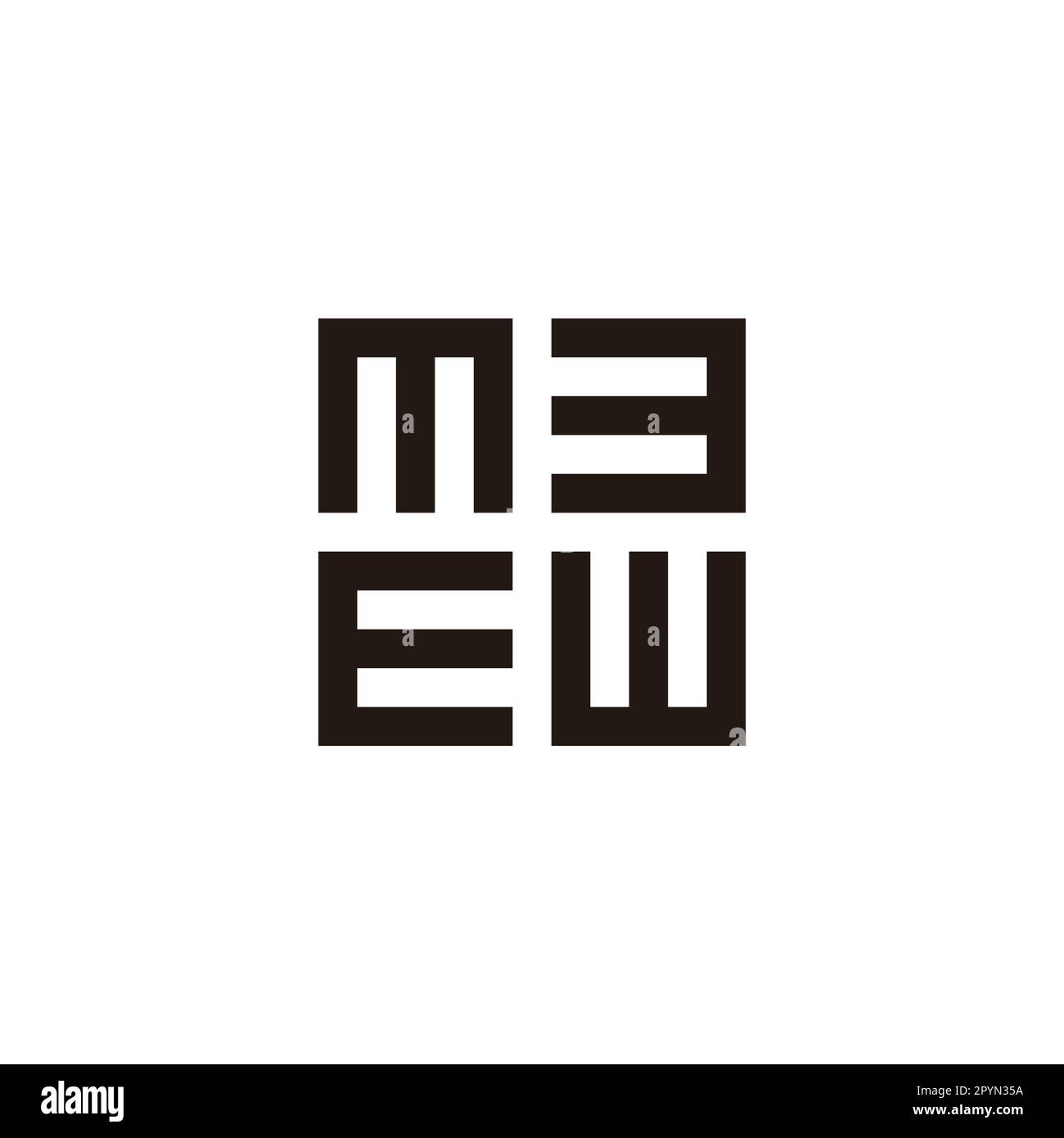 Round letters Stock Vector Images - Alamy