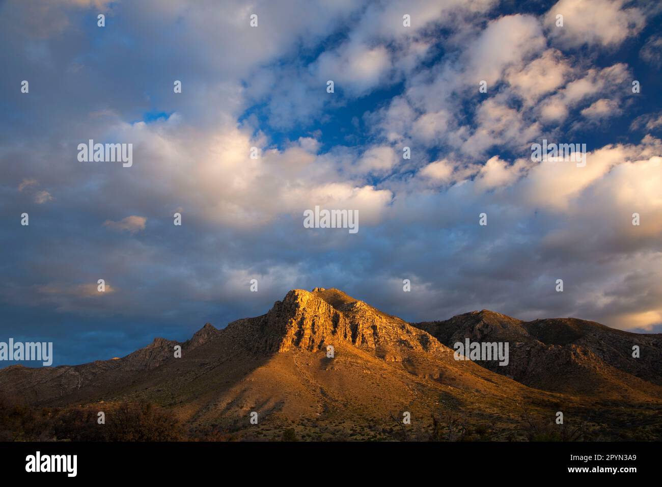 Guadalupe Mountains from Pinery Trail, Guadalupe Mountains National ...