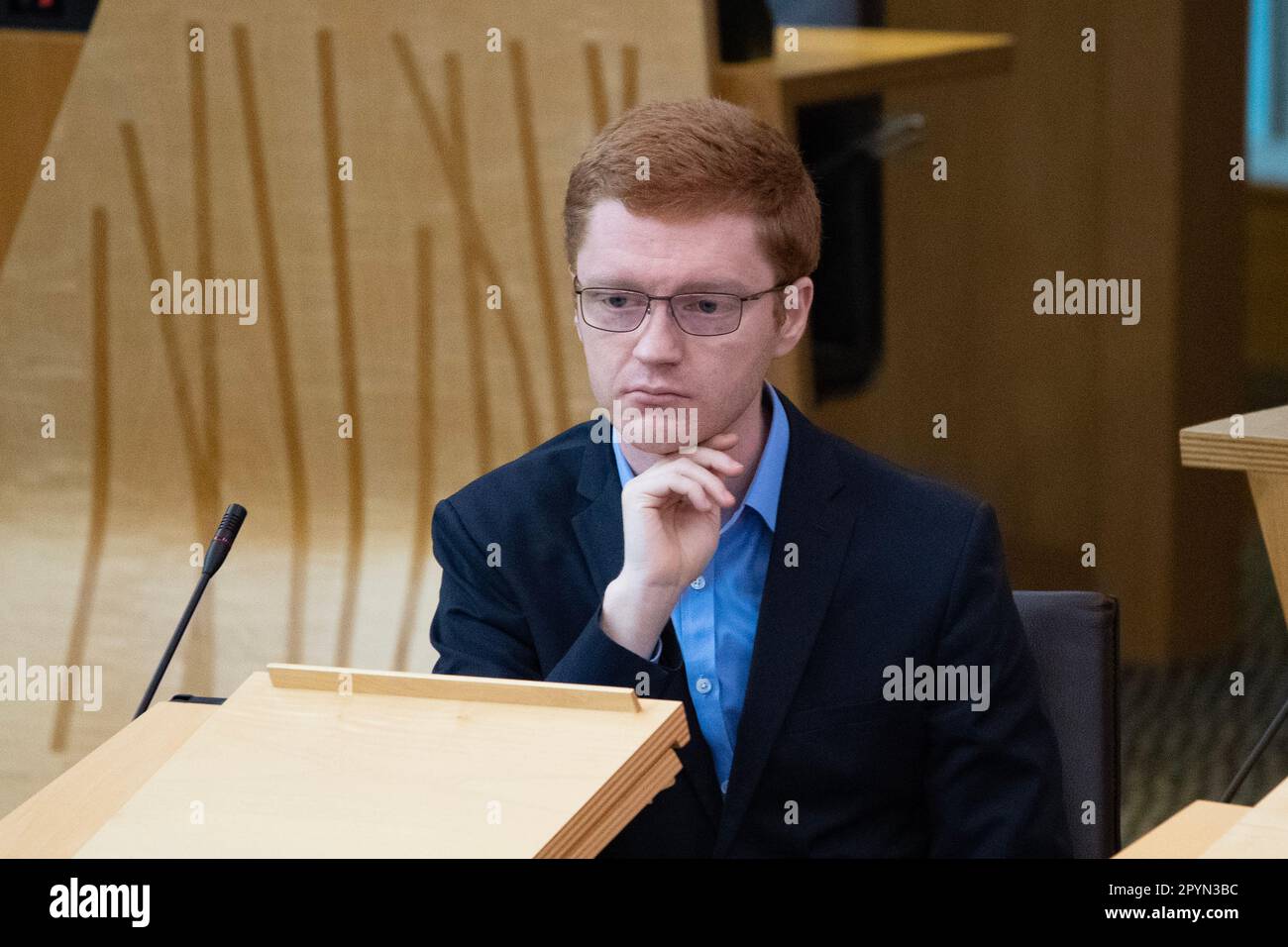 Edinburgh, Scotland, UK. 4th May, 2023. PICTURED: Ross Greer MSP ...
