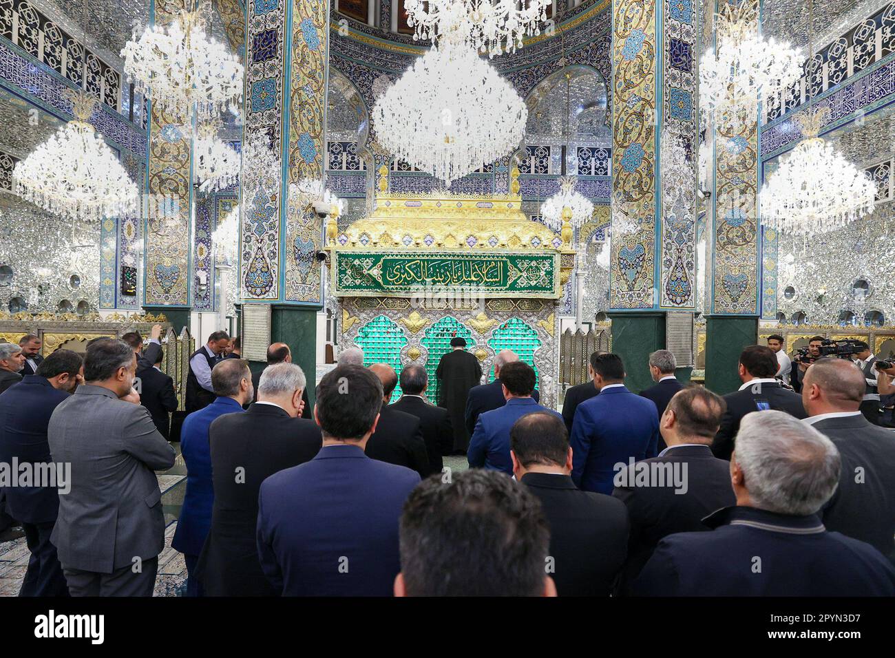 Sayyidah Zaynab, Damascus, Syria. 3rd May, 2023. Iranian President ...