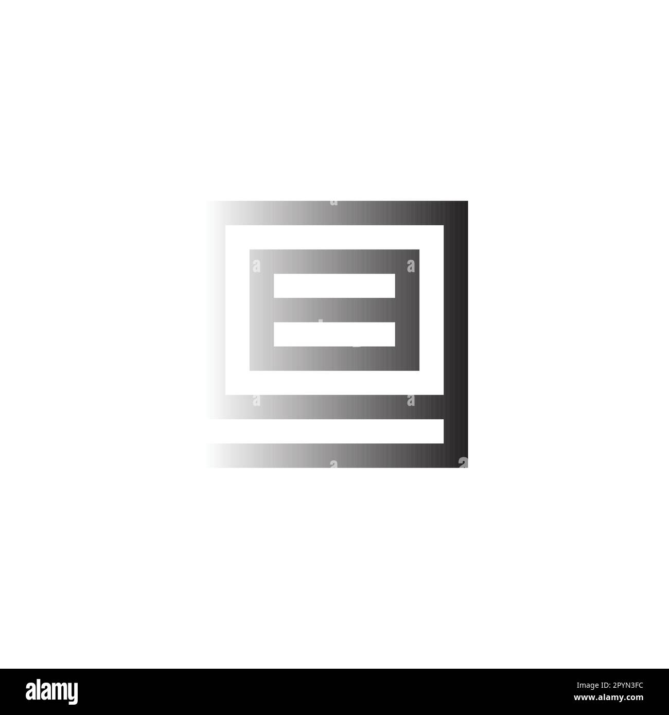 Number 8 in 9, square gradient geometric simple symbol logo vector ...