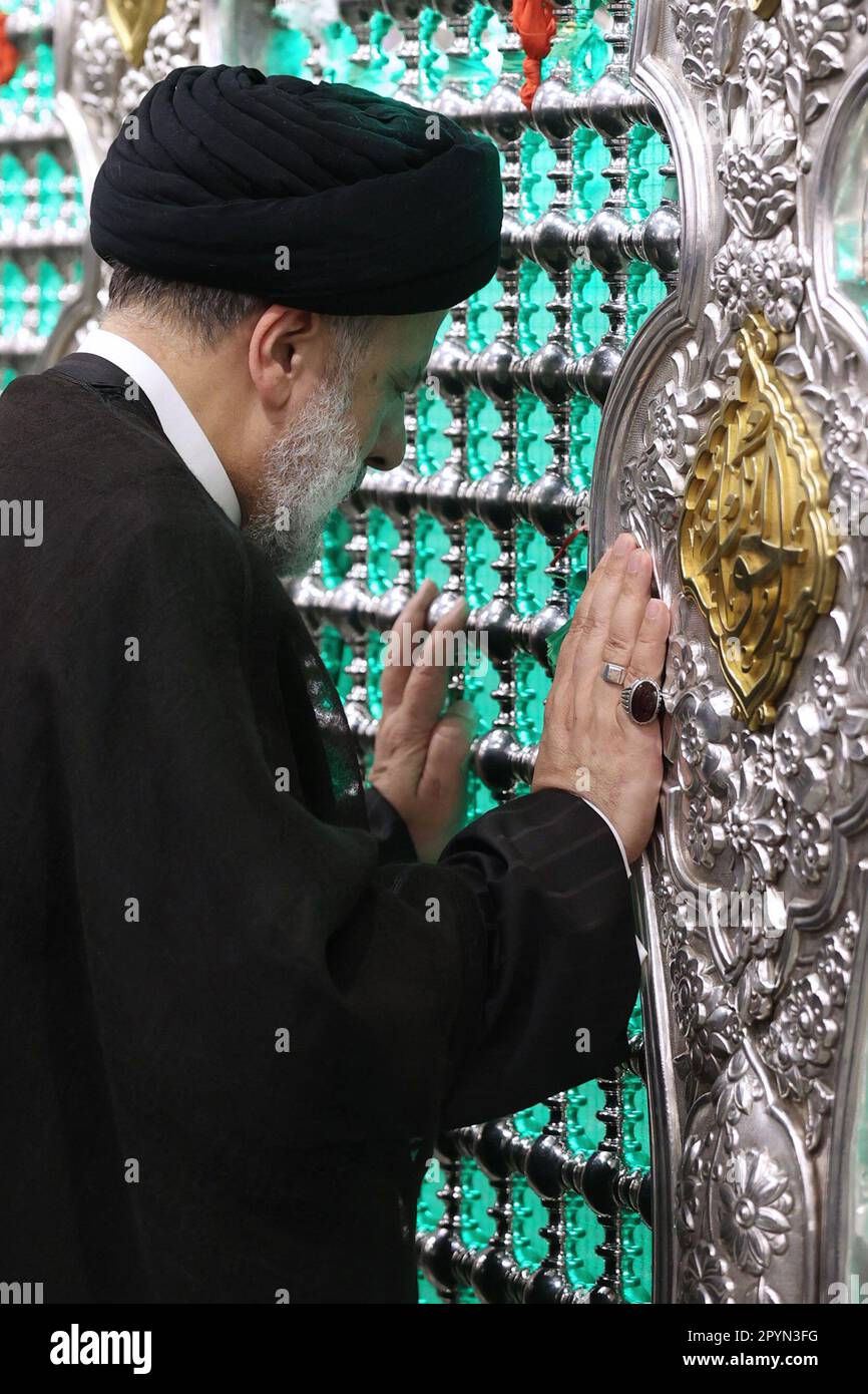 Sayyidah Zaynab, Damascus, Syria. 3rd May, 2023. Iranian President ...