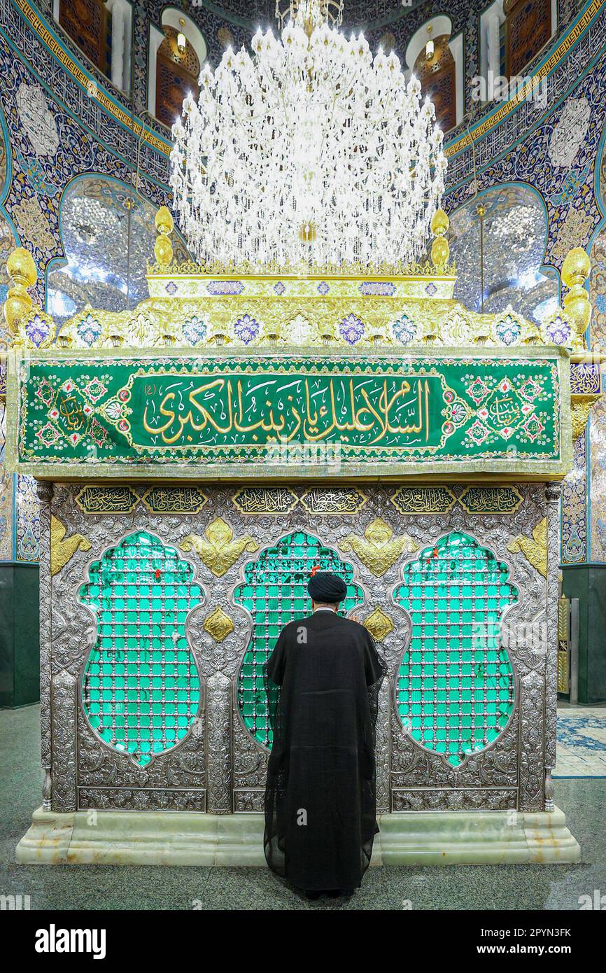 Sayyidah Zaynab, Damascus, Syria. 3rd May, 2023. Iranian President ...