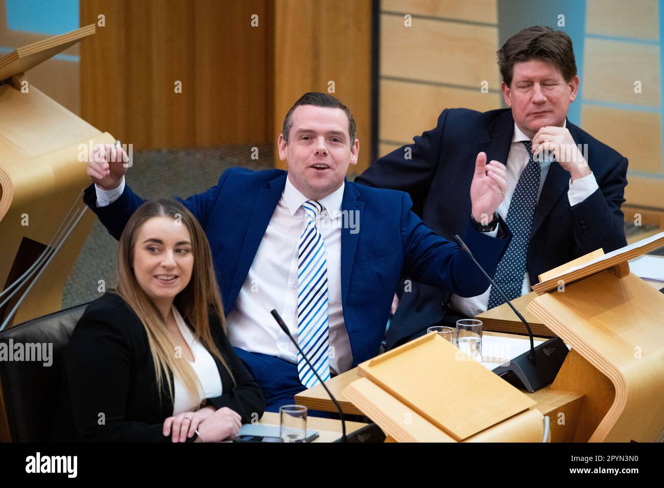 Edinburgh, Scotland, UK. 4th May, 2023. PICTURED: Douglas Ross MSP MP, Scottish Tory Leader ...