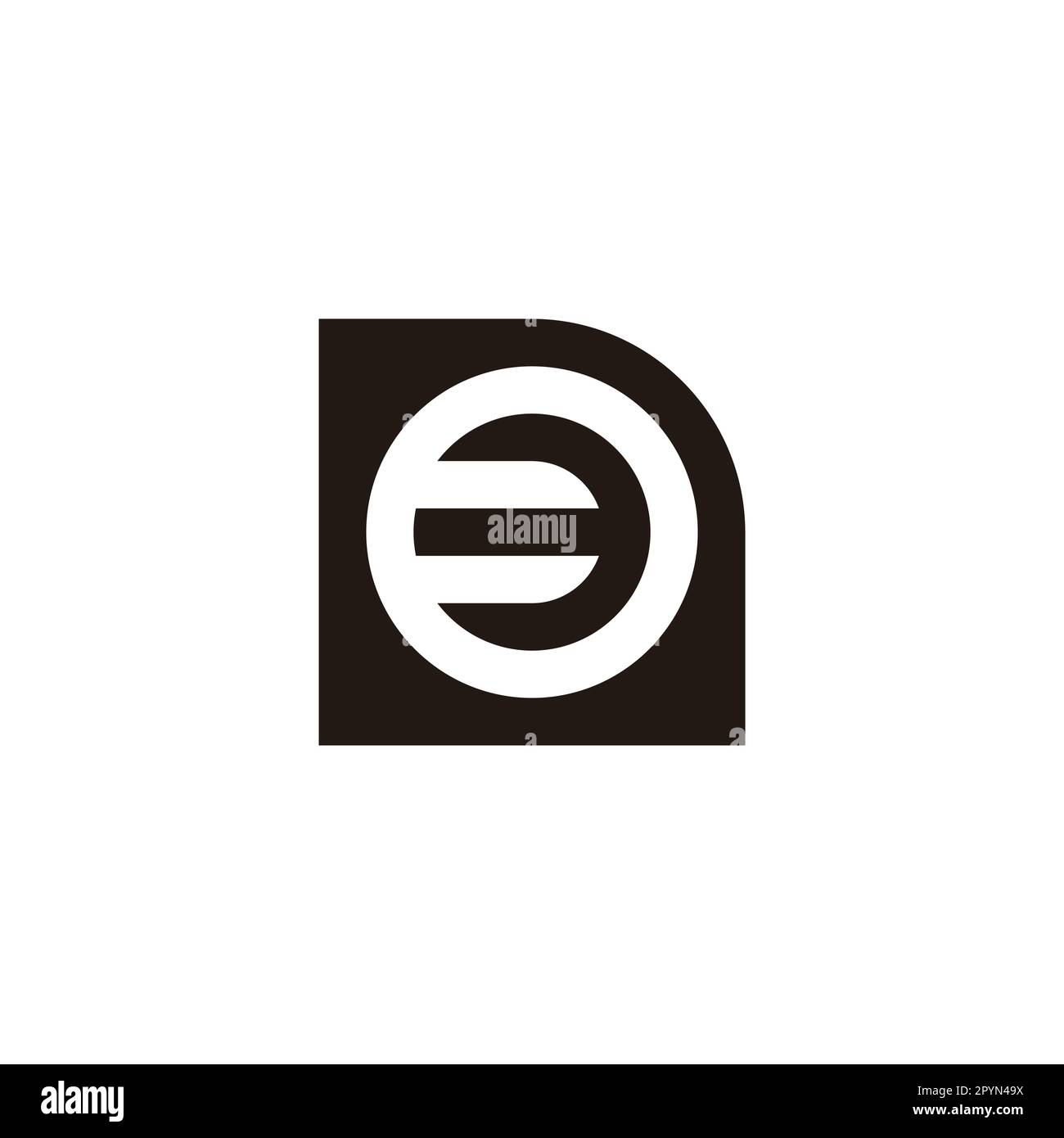 Number 3 in file, circle geometric symbol simple logo vector Stock ...