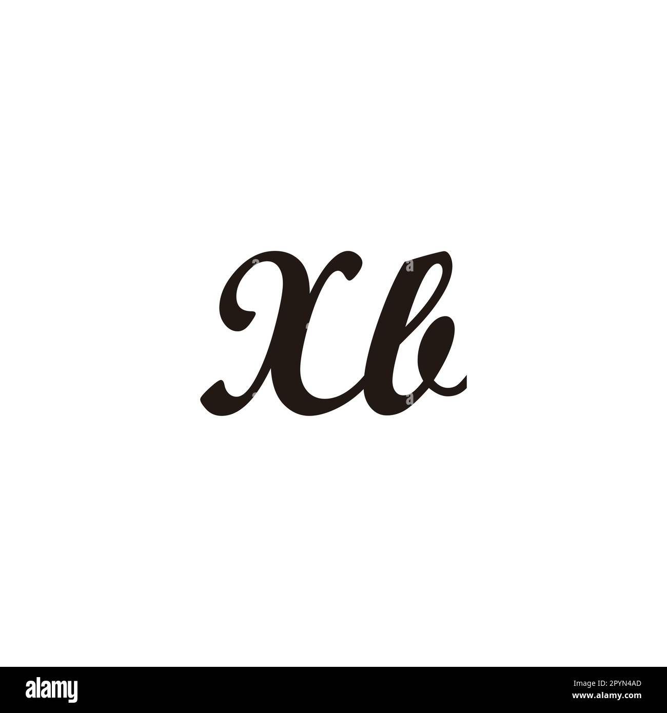 Letter Xb connect geometric symbol simple logo vector Stock Vector Image & Art - Alamy