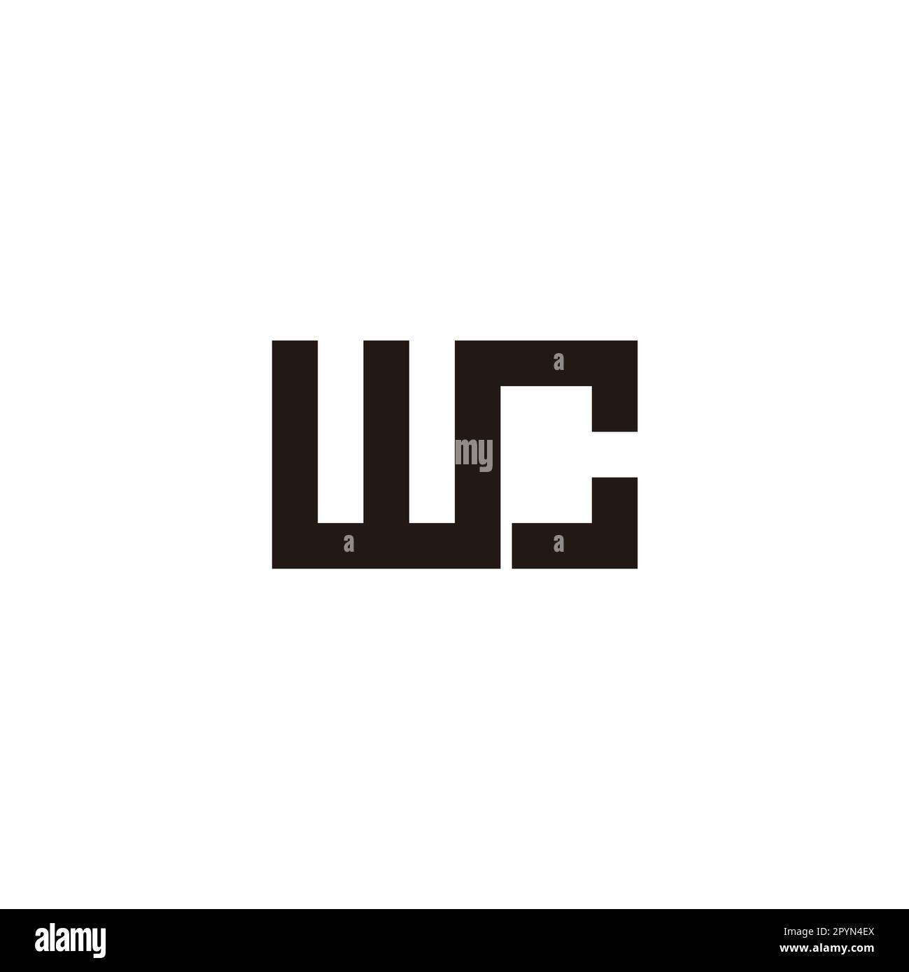 Letter wc Cut Out Stock Images & Pictures - Alamy