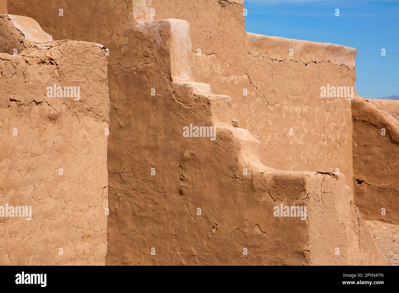 Fort Leaton walls, Fort Leaton State Historic Site, Texas Stock Photo ...