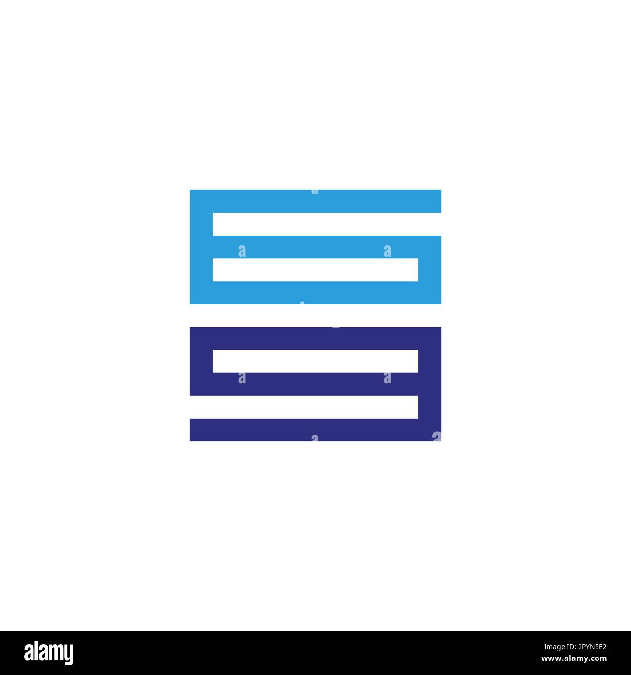 Number 6 and 9 rectangle, geometric symbol simple logo vector Stock ...