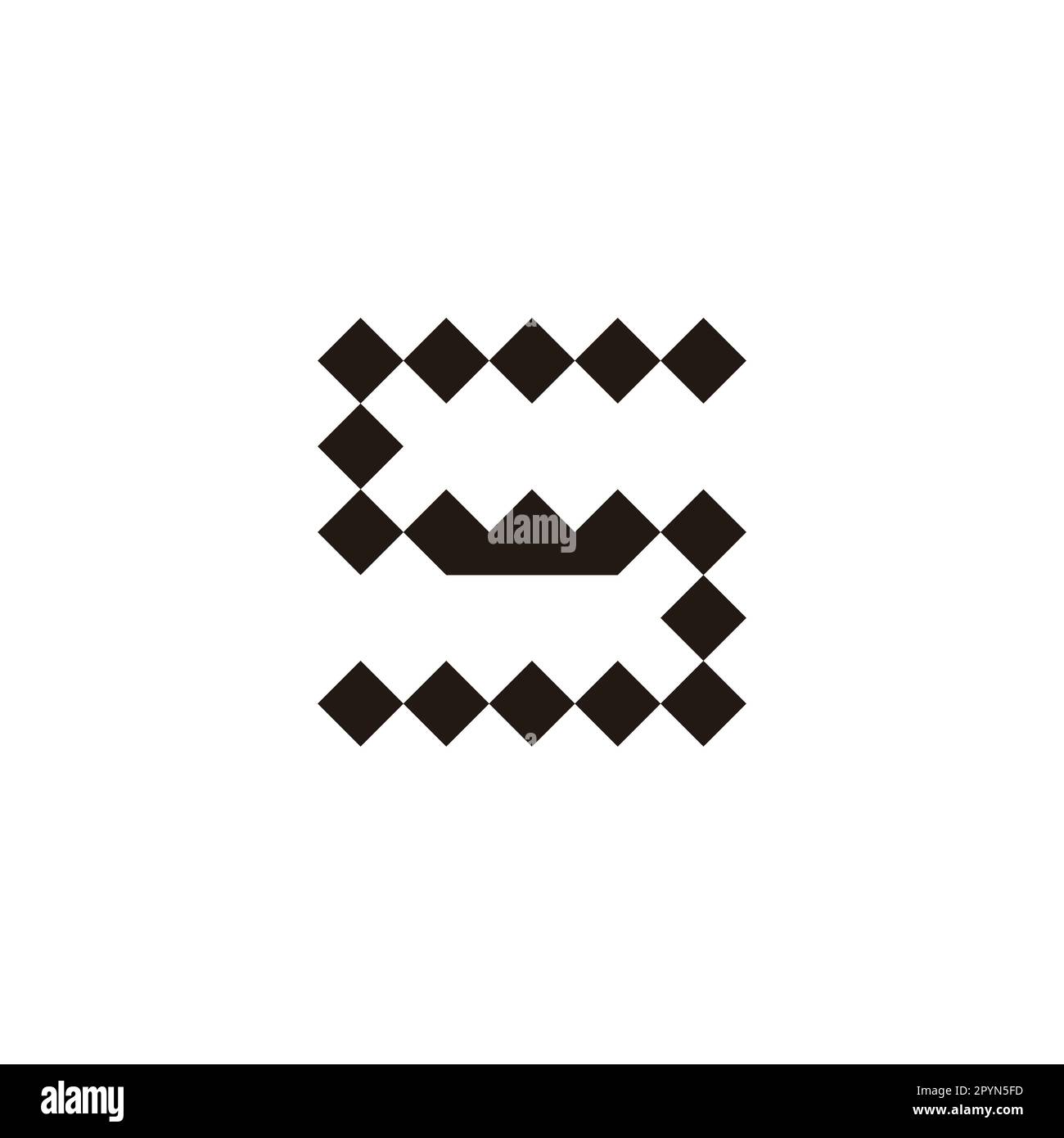 Letter wS Sw w S squares geometric symbol simple logo vector Stock ...