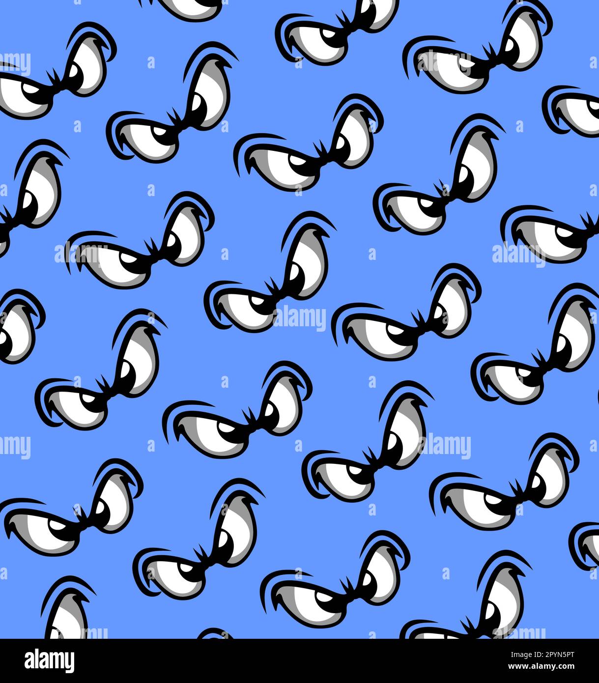 Crying eyes pattern cartoon hi-res stock photography and images - Alamy