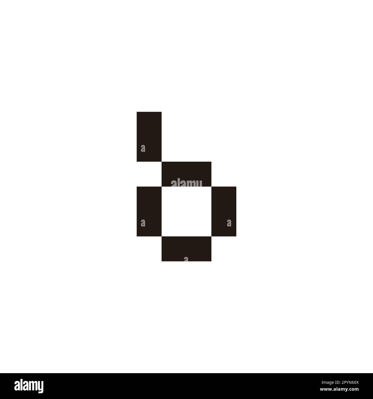 Pixel geometric Stock Vector Images - Alamy